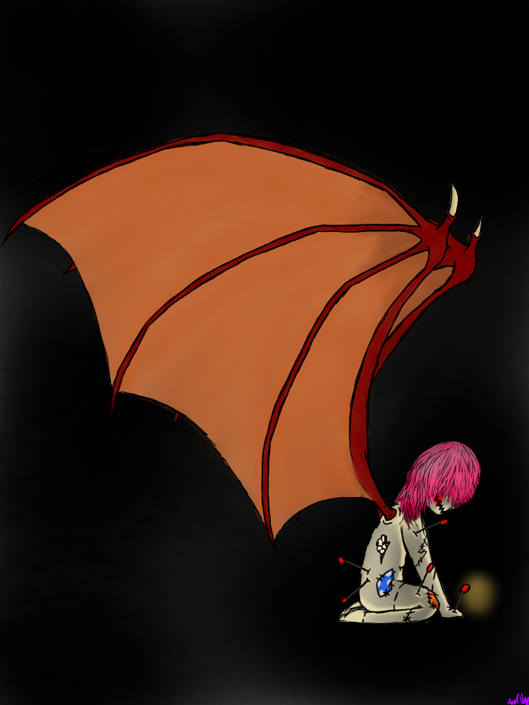 voodoo dragon doll - ibisPaint