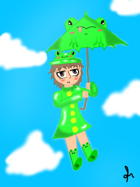 Frog girl 🐸 - ibisPaint