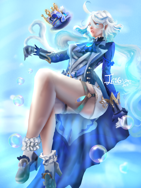 Furina-archon of justice - ibisPaint