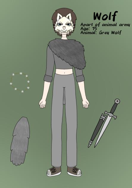 (Wolf) Animal army OC - ibisPaint