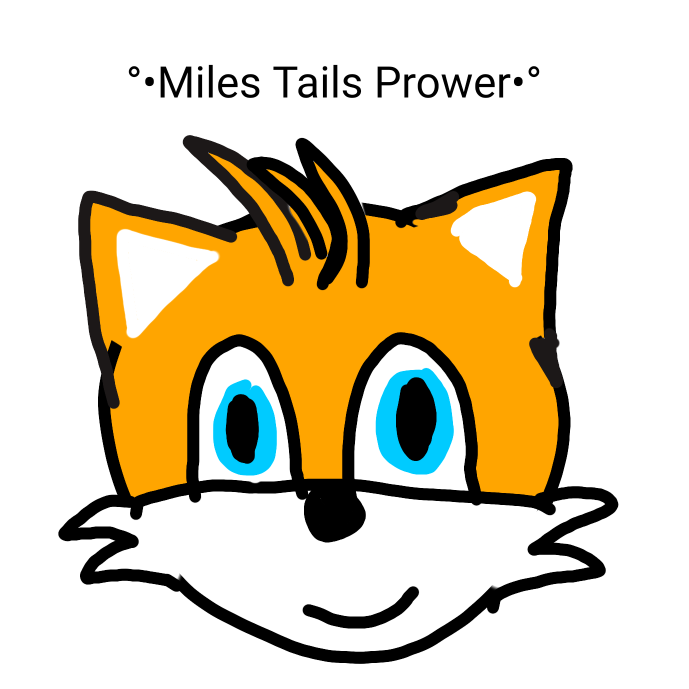 My first drawing of Tails •° - ibisPaint