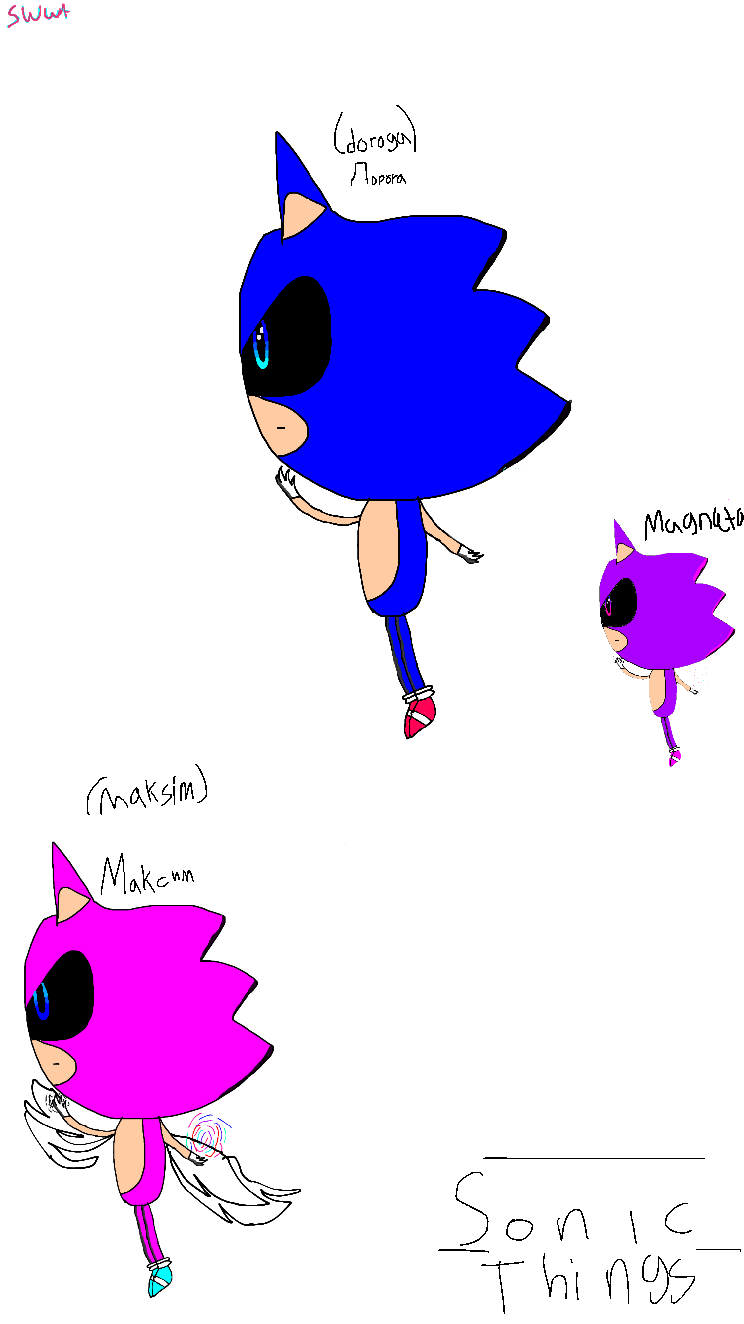 Sonic thing 4 - ibisPaint