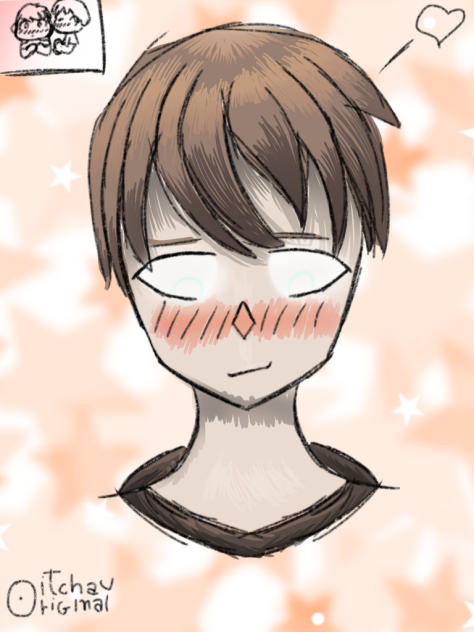 Herobrine x steve - ibisPaint