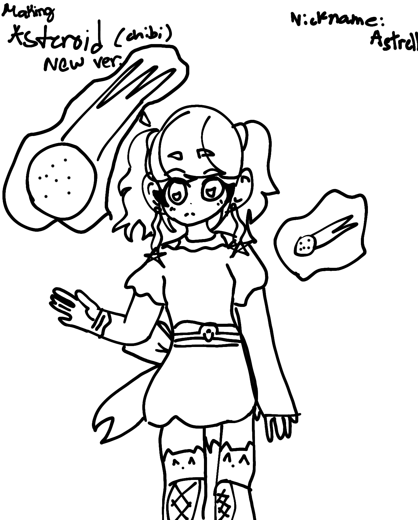 chibi asteroid (remake) - ibisPaint
