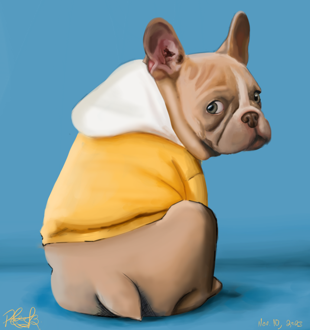 first ever puppy drawing - ibisPaint