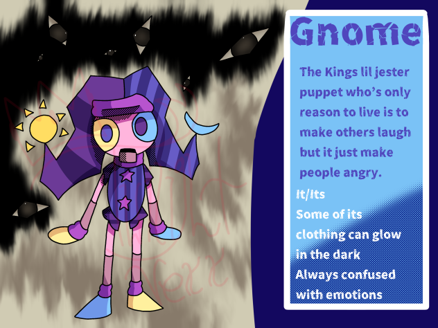 Gnome the wooden jester - ibisPaint