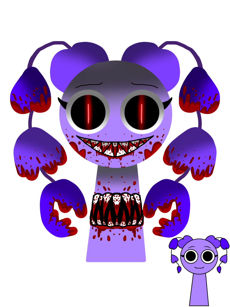 My sprunki oc ,TW;blood,horror - ibisPaint