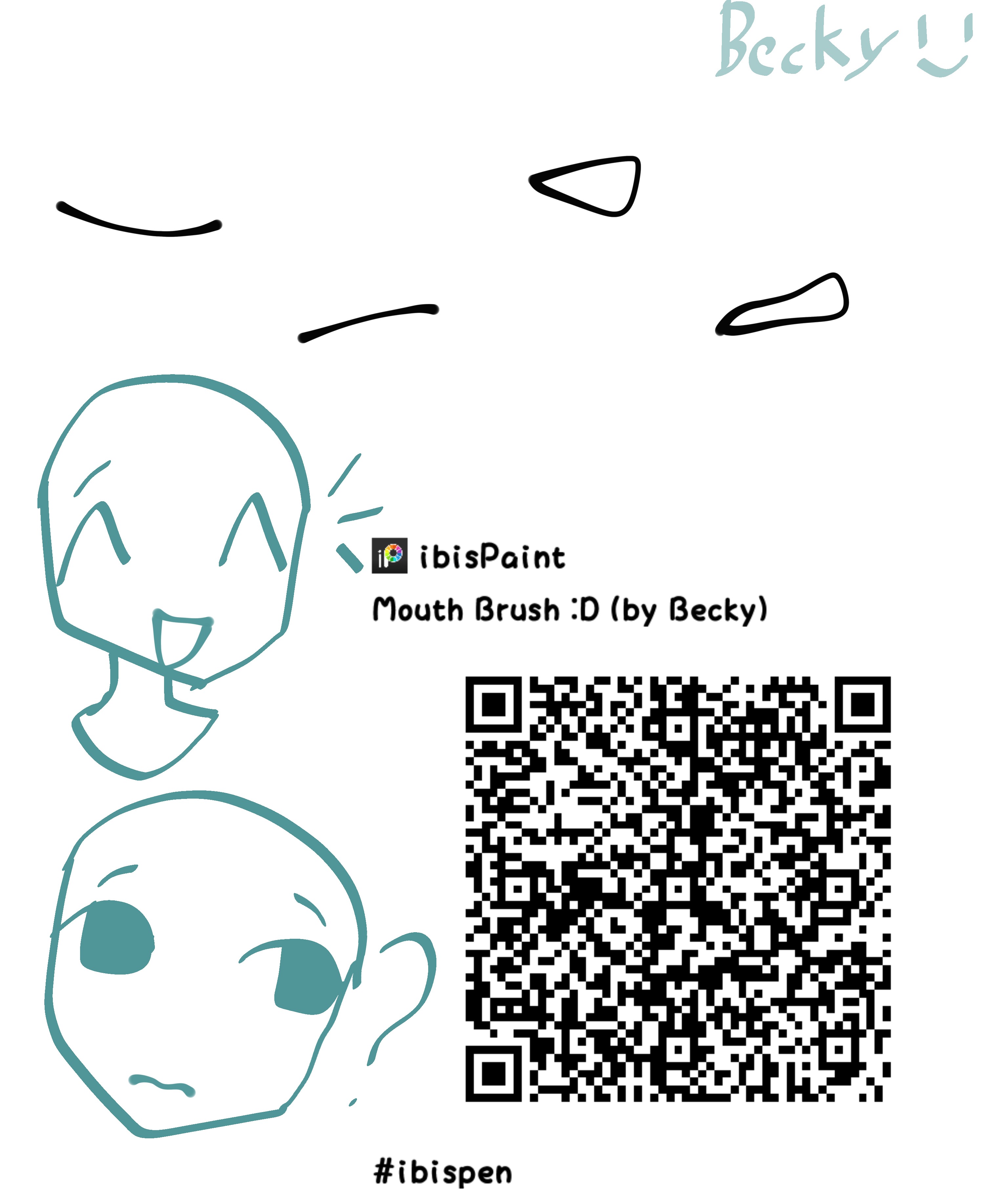 my very own mouth brush! - ibisPaint