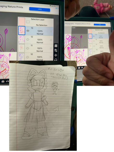 Some stuff plus a redesign of me - ibisPaint