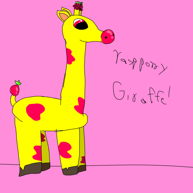 Raspberry giraffe! - ibisPaint