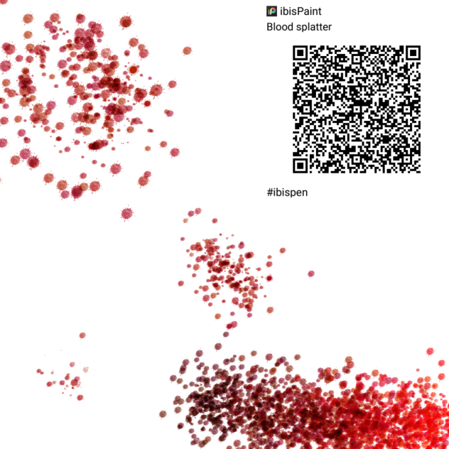 Blood splatter - ibisPaint