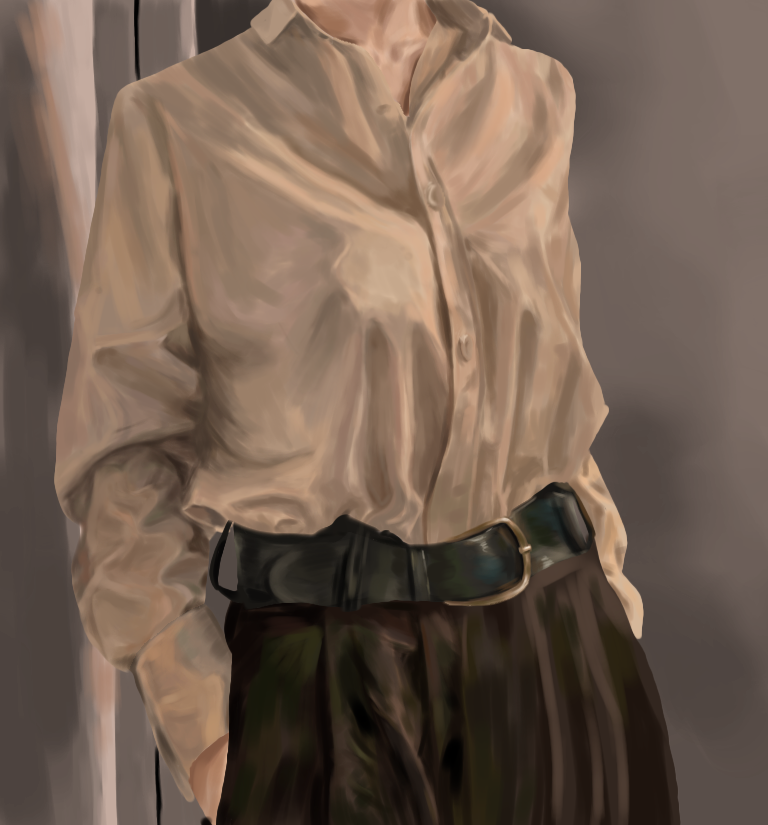 old cloth study - ibisPaint