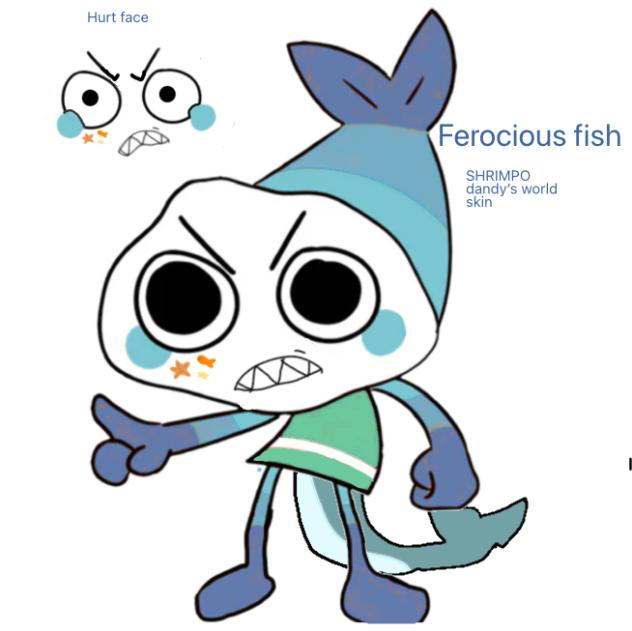 Ferocious fish(dnadys world SHRIMPO skin - ibisPaint