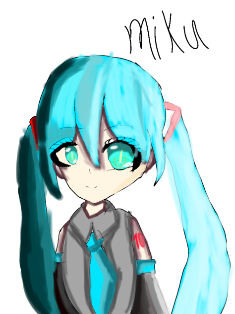 how to draw Miku •_• - ibisPaint