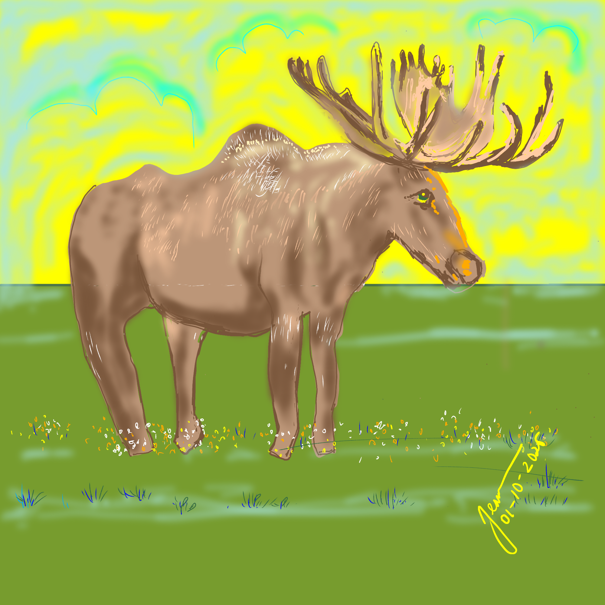 tiny Moose - ibisPaint