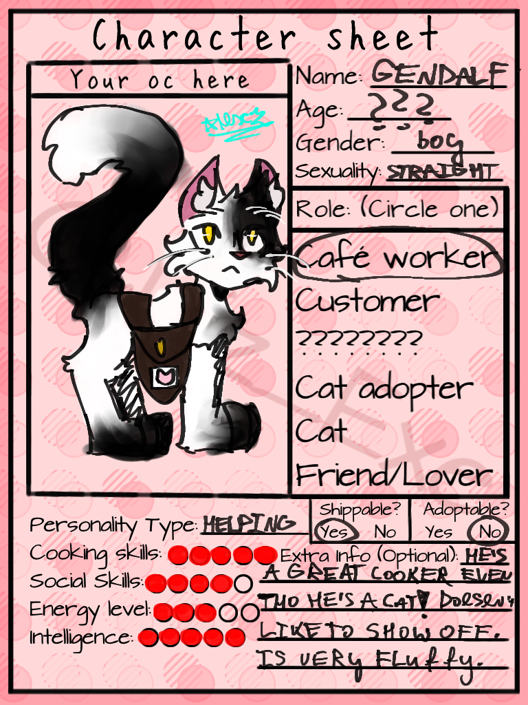 CS for Cat Cafe! - ibisPaint