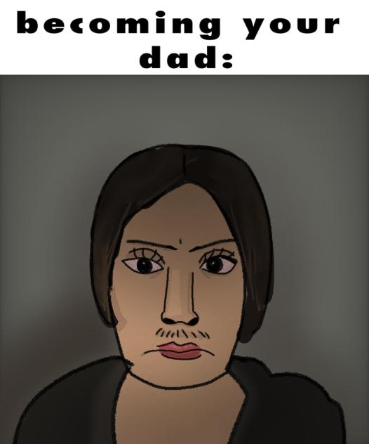 becoming your dad - ibisPaint