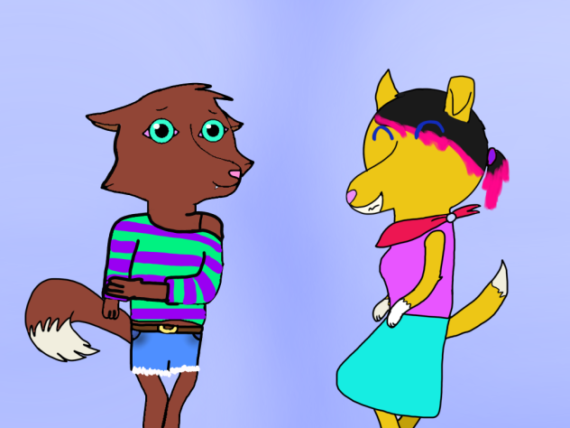 Furry OC drawing - ibisPaint