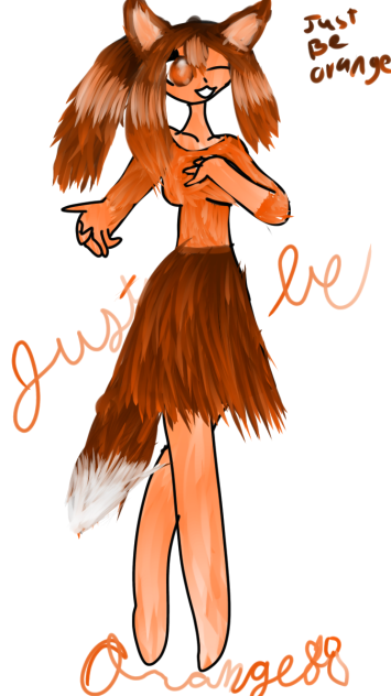 Just be orange - ibisPaint