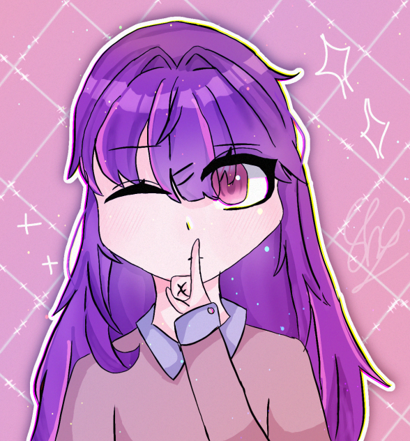mewing or shh🤫 - ibisPaint