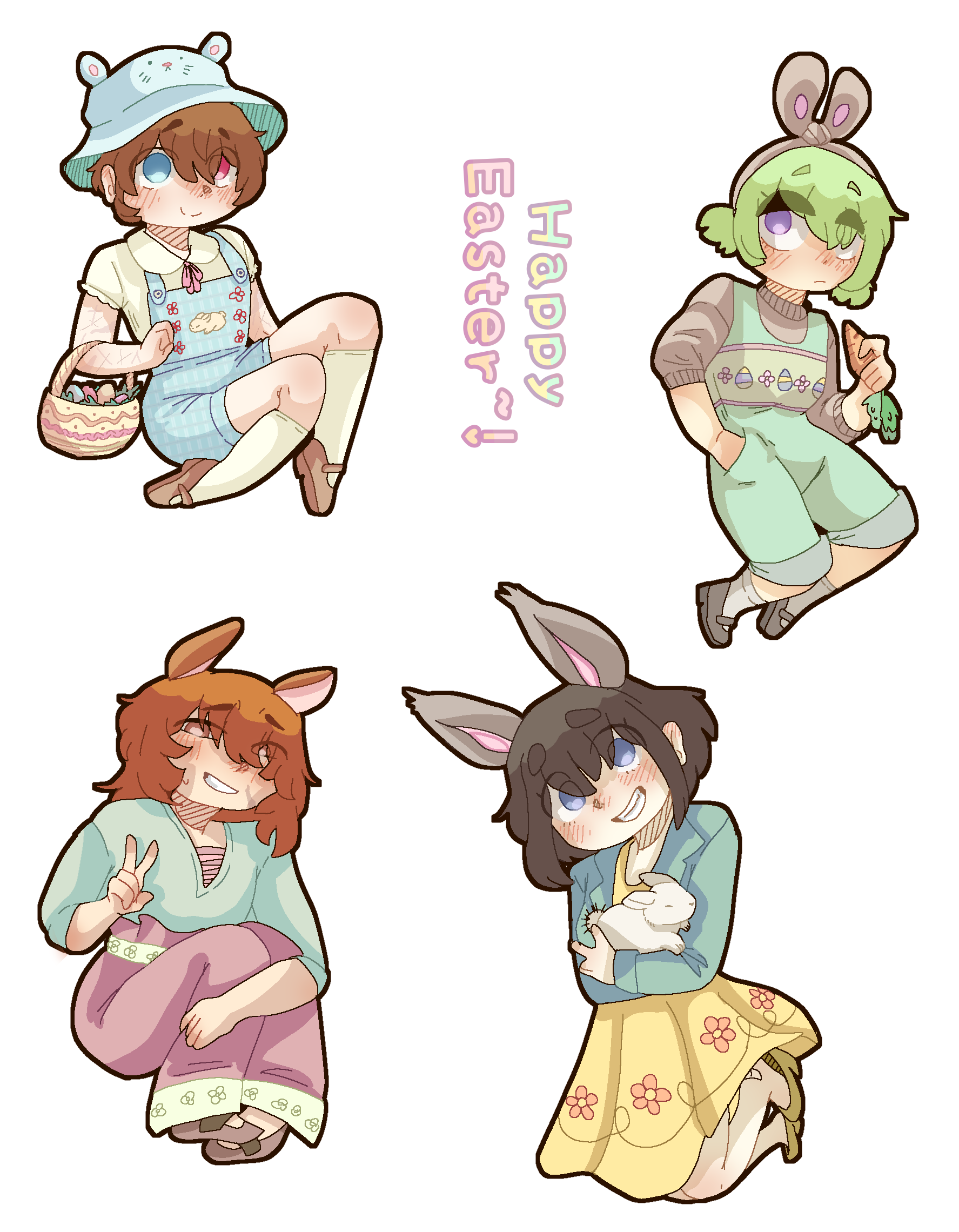 Easter stickers - ibisPaint