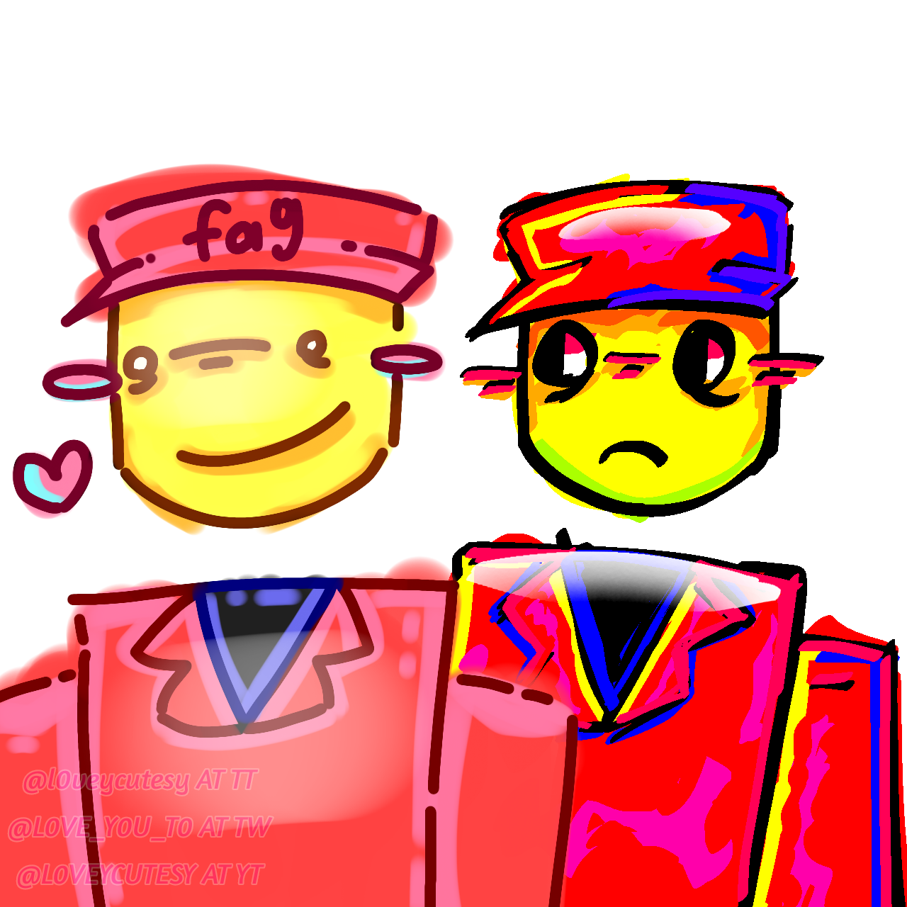 My two art styles... 🥀 - ibisPaint