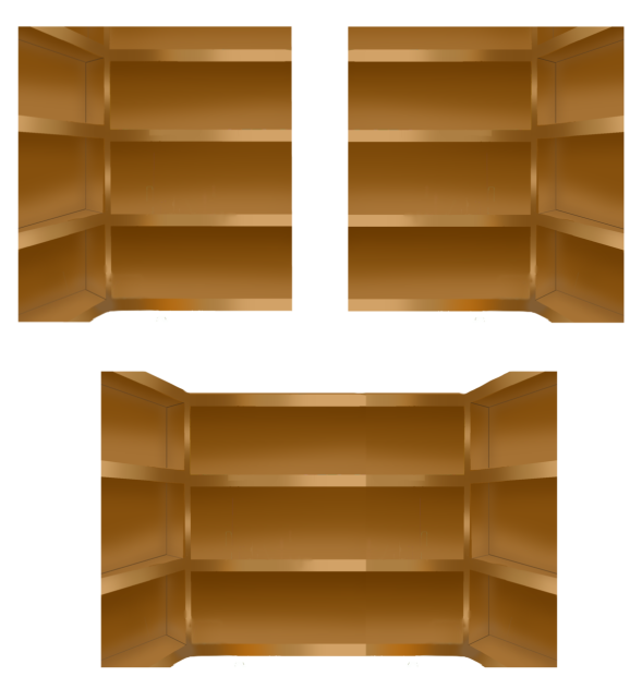 Shelves (corner and middle) - ibisPaint