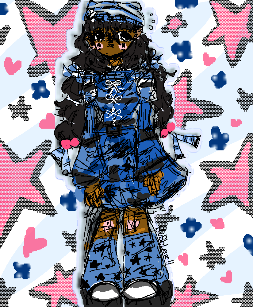Starry girl - ibisPaint