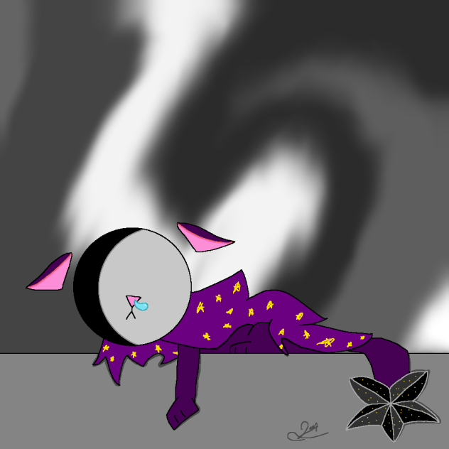 Moon cat - ibisPaint
