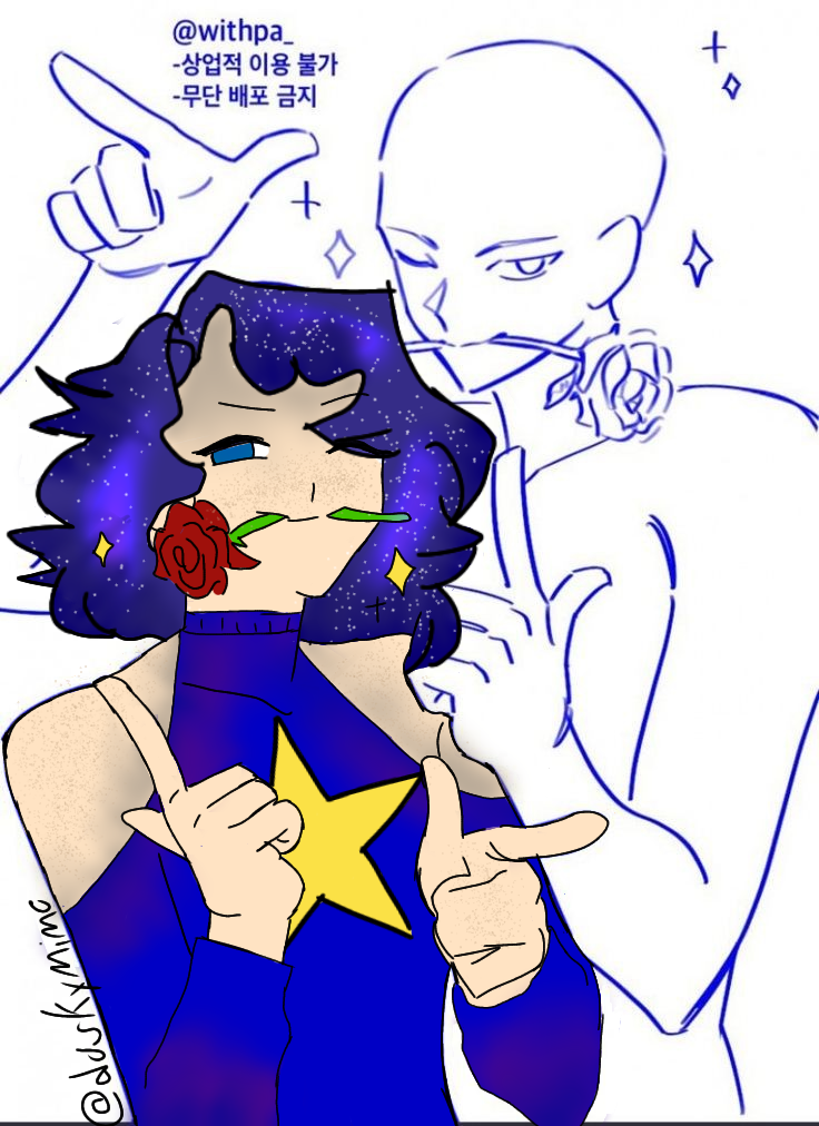 Rose collab - ibisPaint