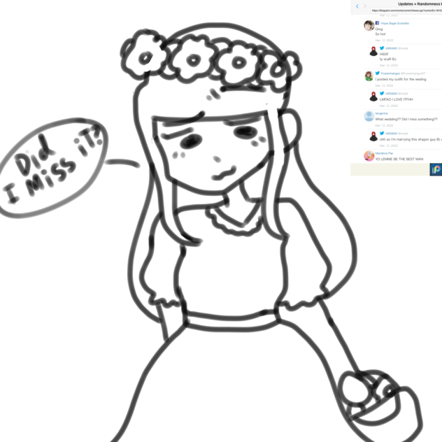 My irl self as a flower girl - ibisPaint