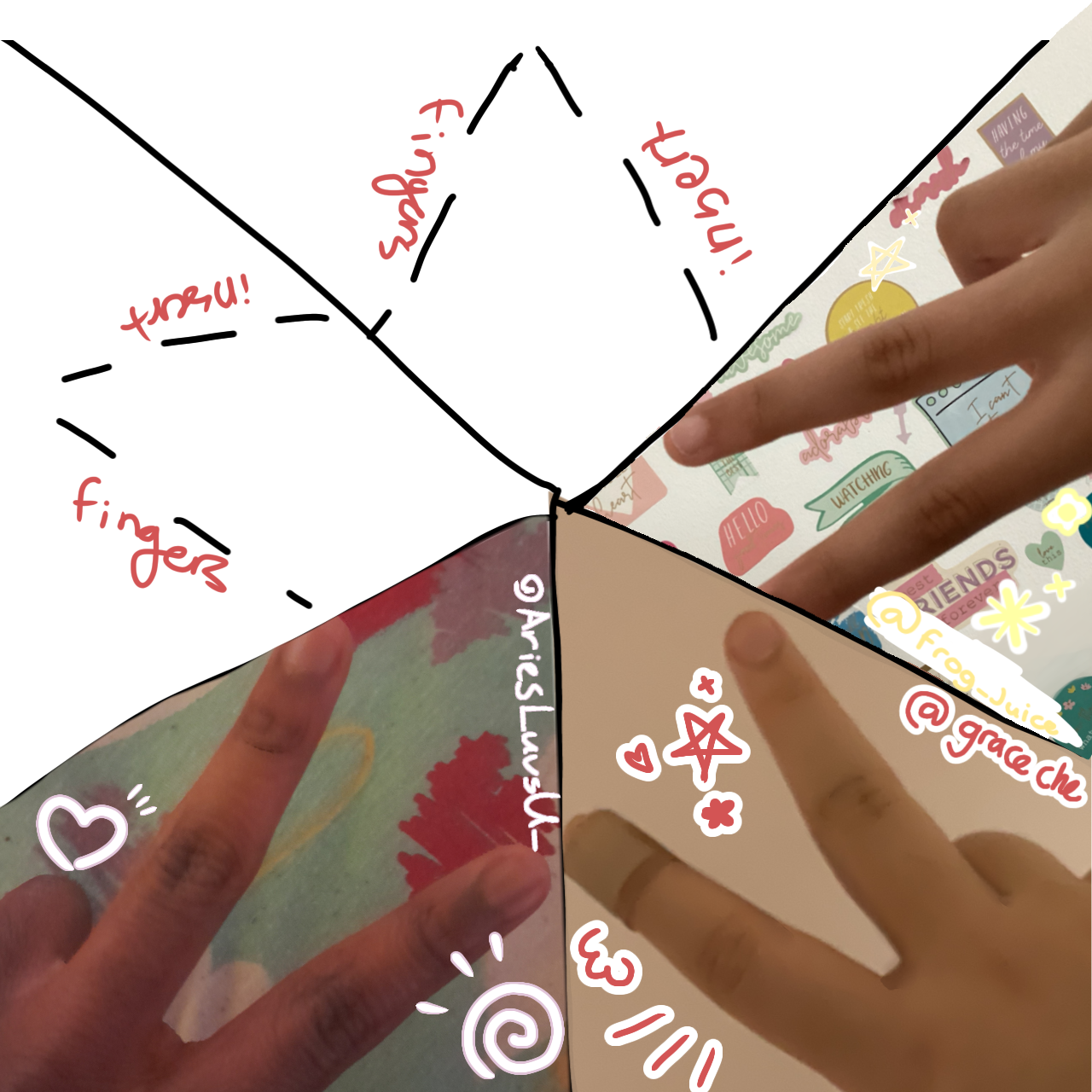 Star Hand Collab! - ibisPaint