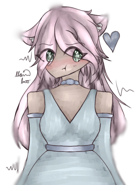 A Flustered Little Wolf - ibisPaint