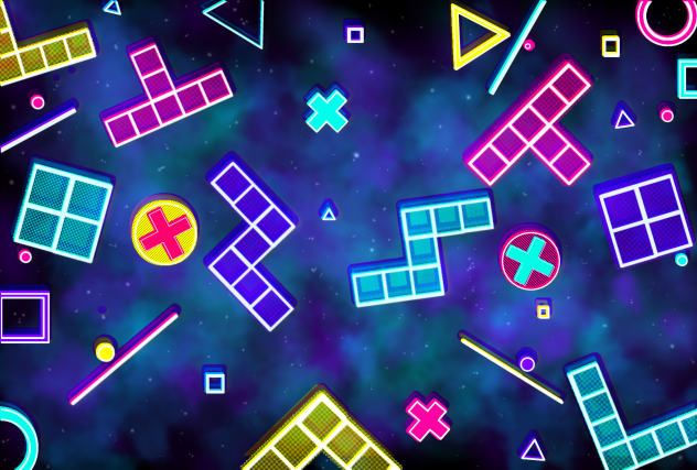 pop retro background - ibisPaint