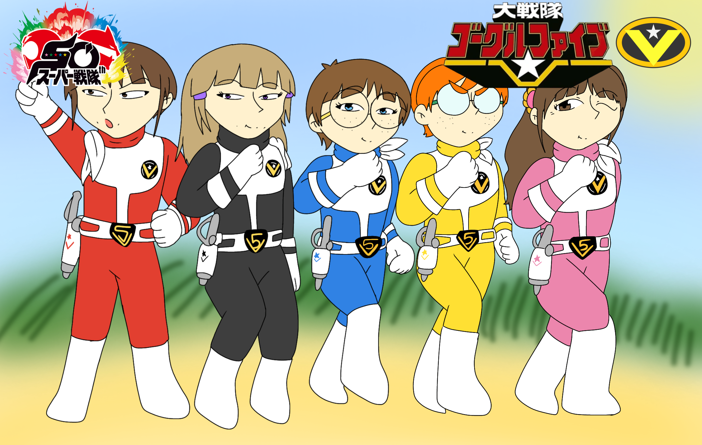 Dai Sentai Goggle V - ibisPaint