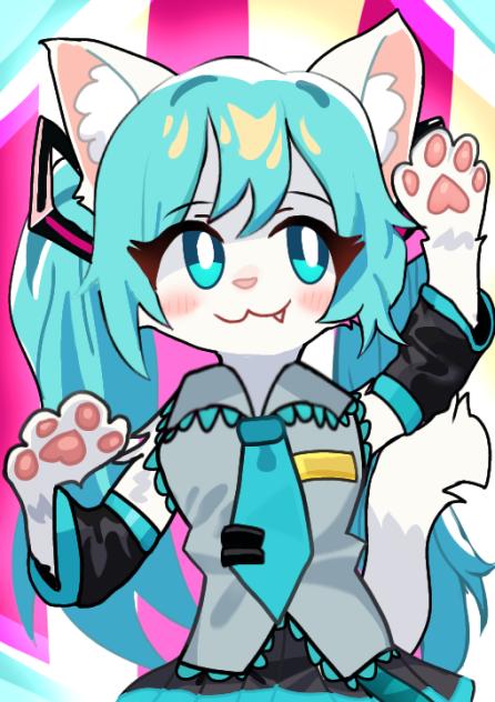 Cat Miku - ibisPaint