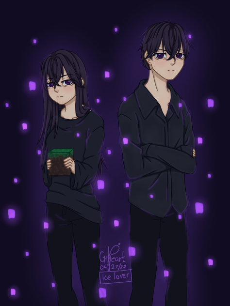 Minecraft Enderman - ibisPaint