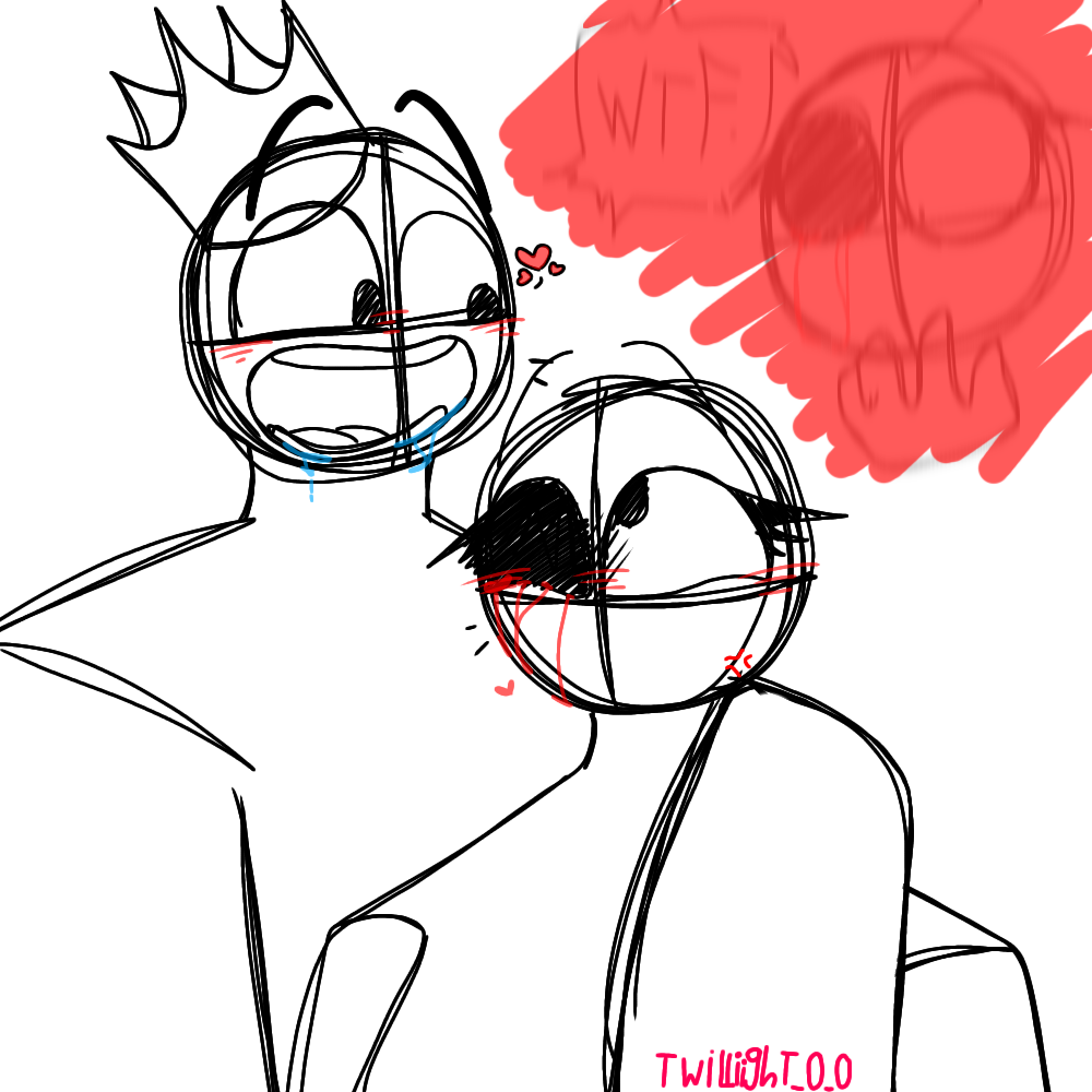 blue x grey ( sh!tpost ) - ibisPaint