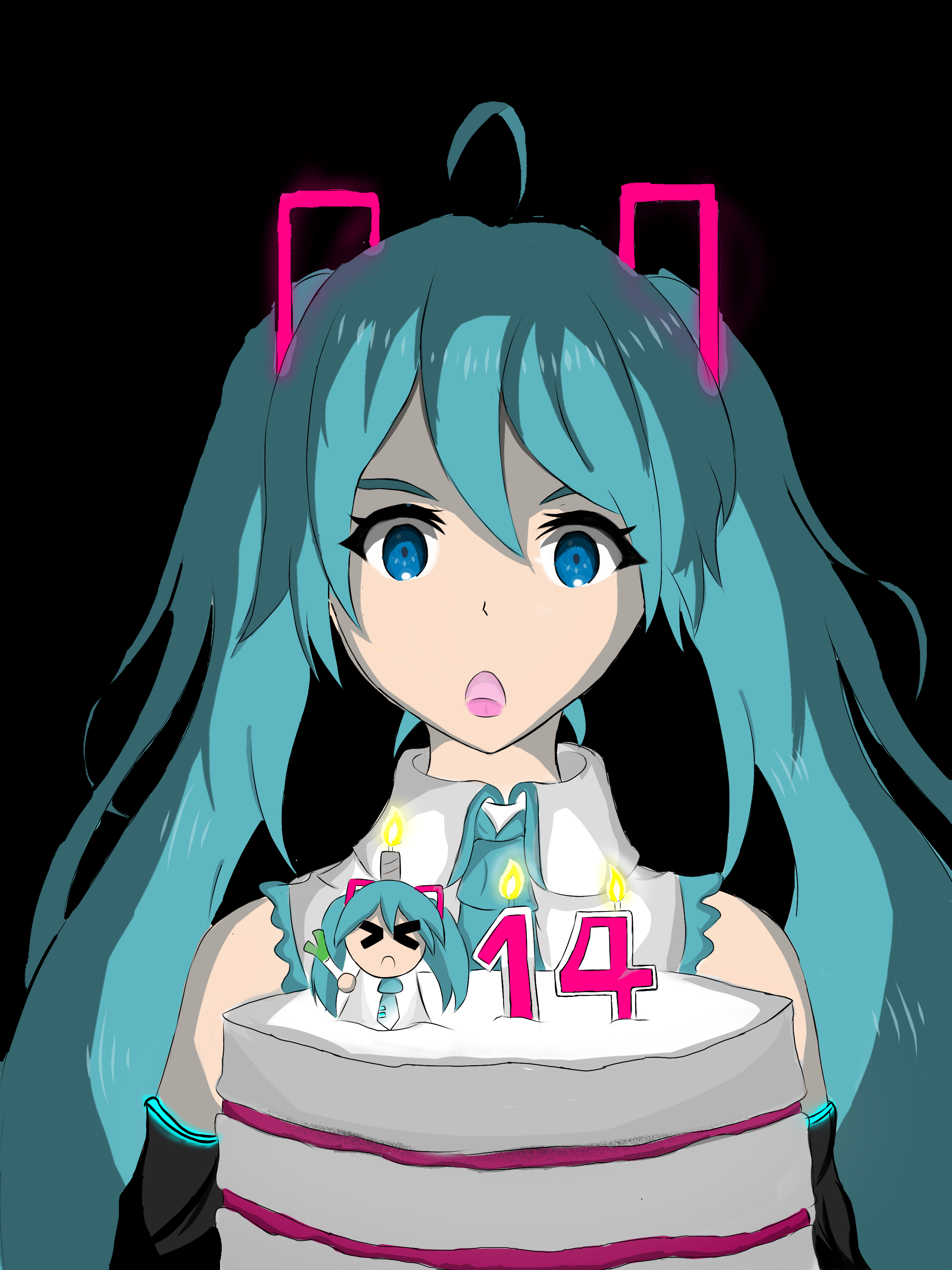 Miku 14th - ibisPaint