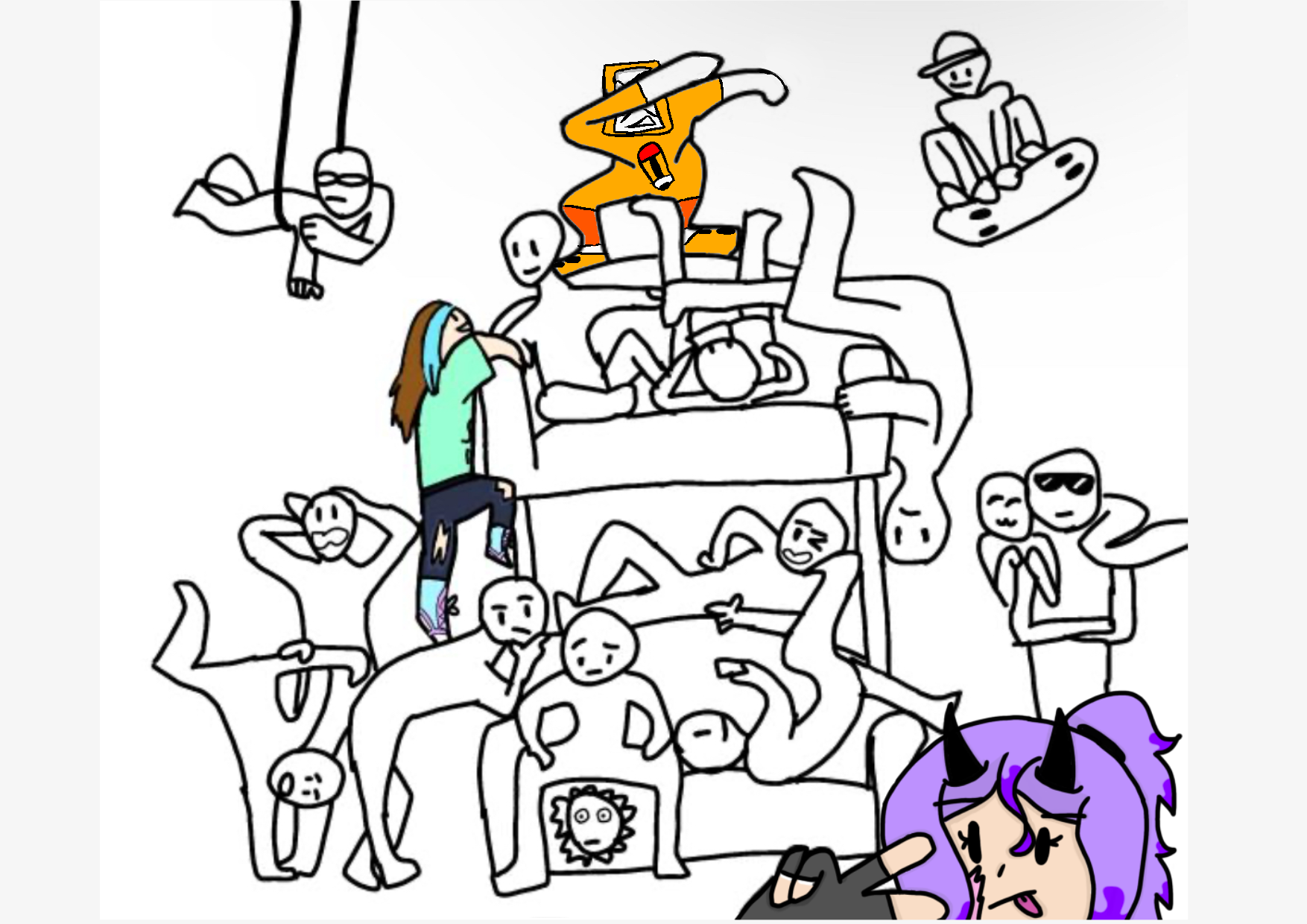 Crazy house collab - ibisPaint