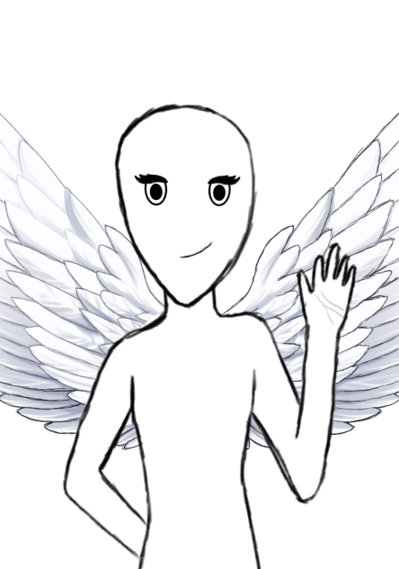 Angel oc WIP - ibisPaint