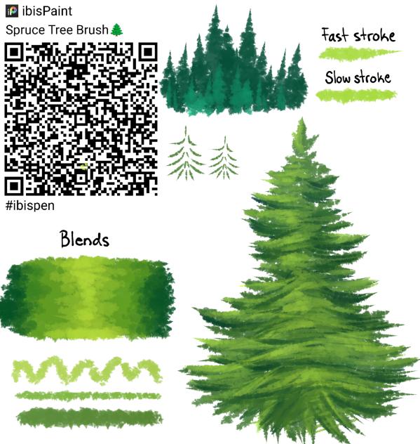 Spruce Tree Brush - ibisPaint