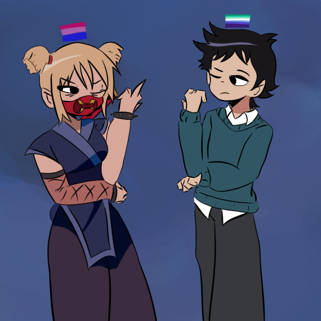 Wallace and Roxie - ibisPaint