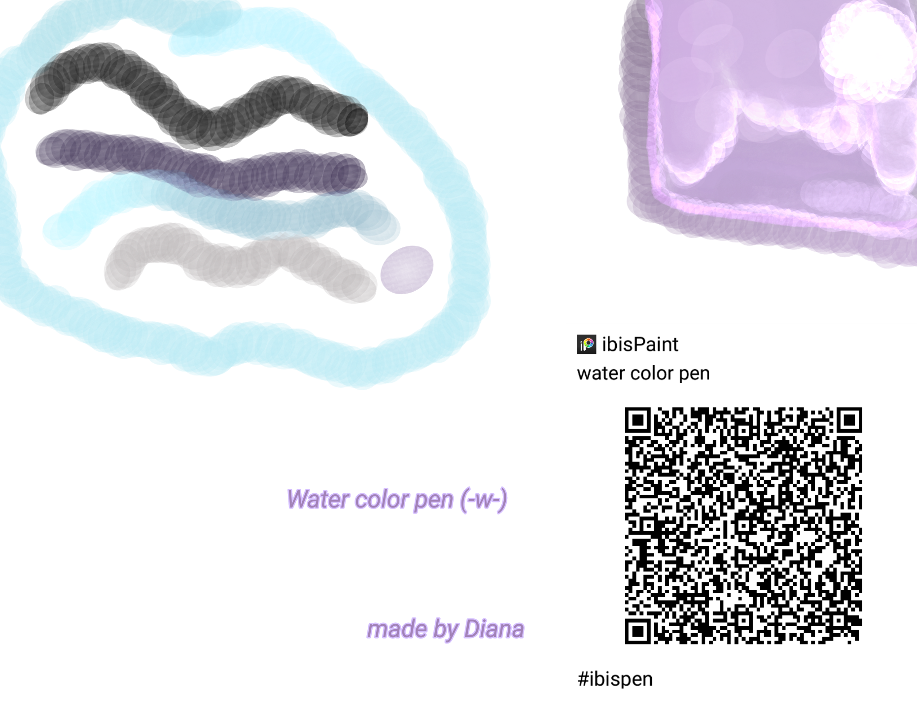 water color pen - ibisPaint