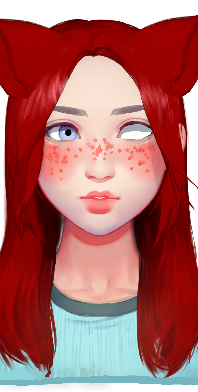 wolf girl - ibisPaint