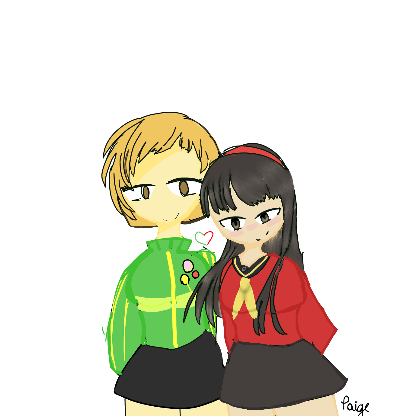 Chie x Yukiko - ibisPaint