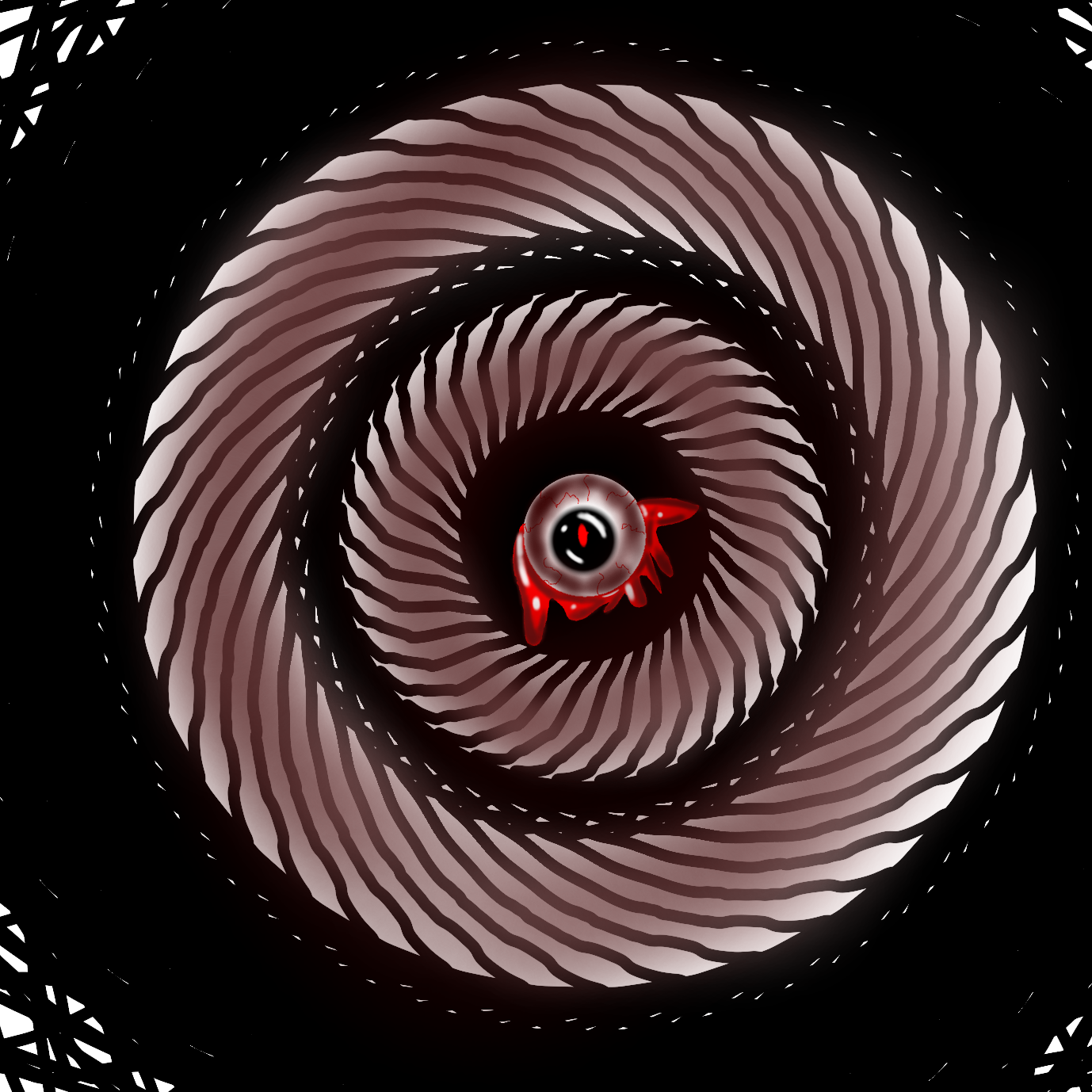 the scary blood eye - ibisPaint