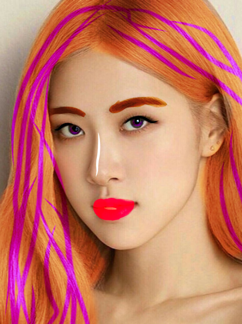 Rose smudge edit - ibisPaint