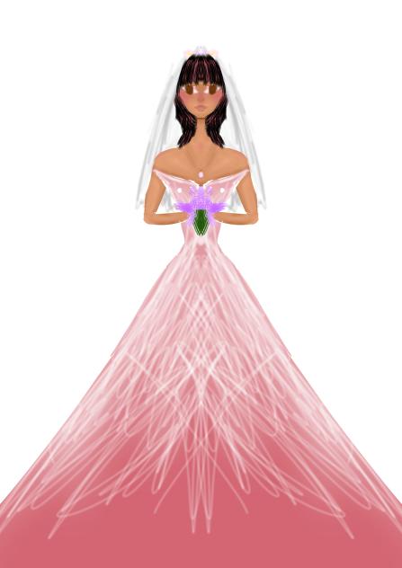 wedding dress - ibisPaint