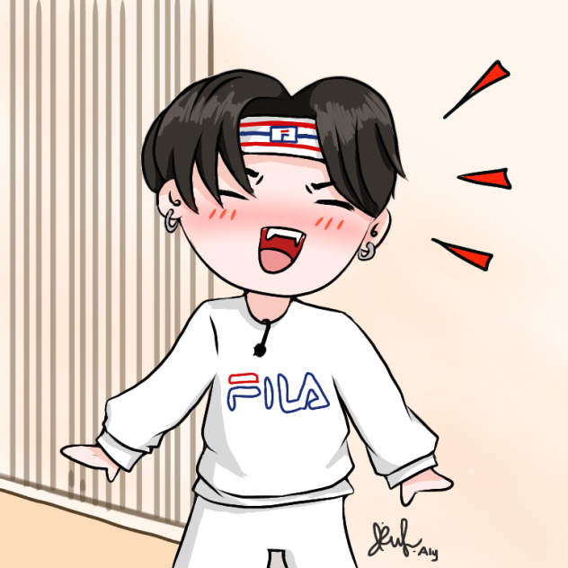 suga bts run - ibisPaint